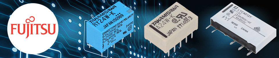 Fujitsu miniature electromagnetic relays | Electronic components ...
