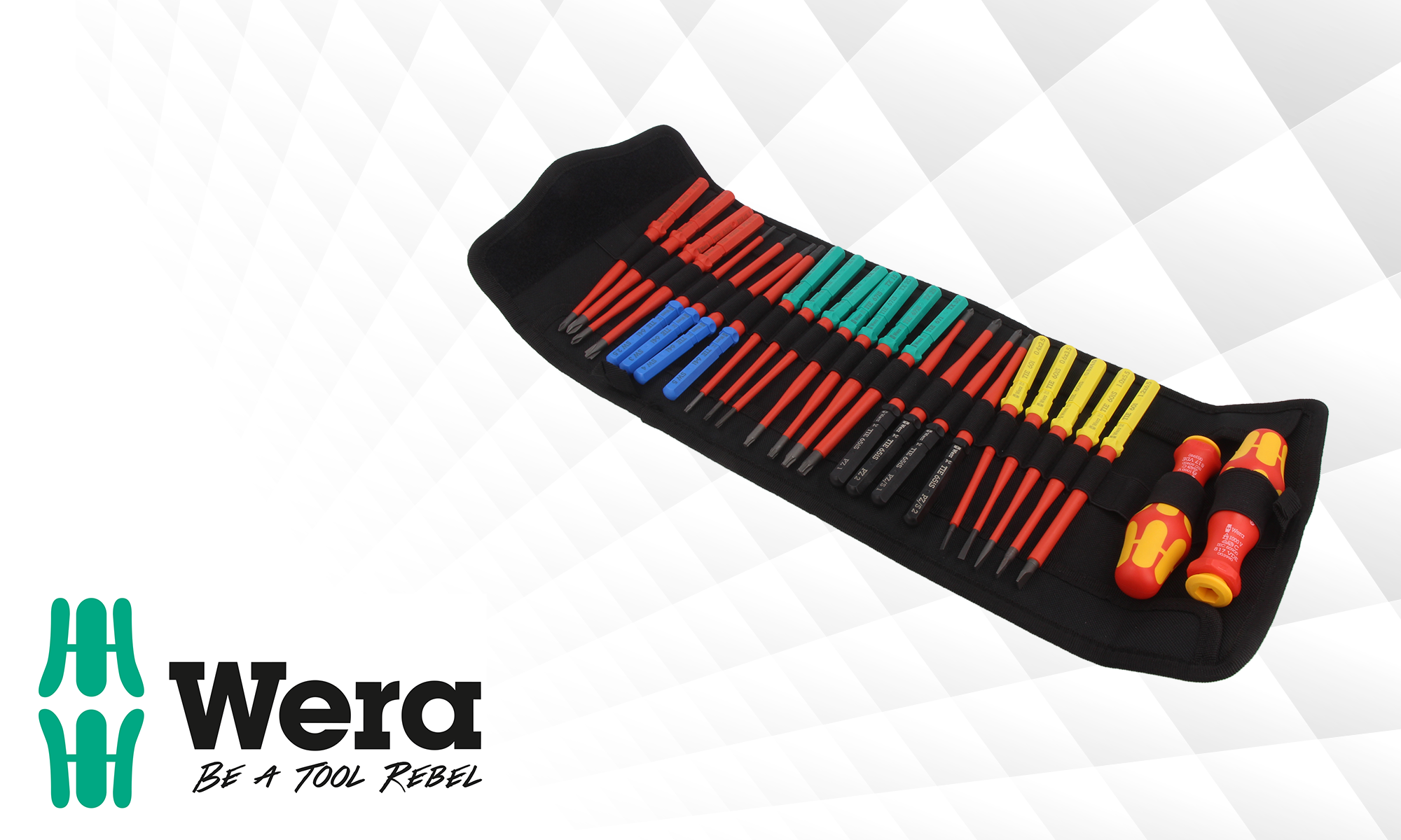 Kraftform Kompakt VDE Big Pack set from Wera | Electronic components ...