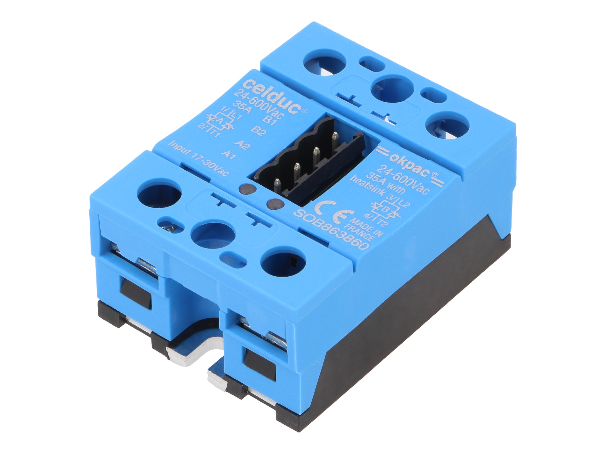 Okpac® solid-state relays by Celduc | Electronic components ...