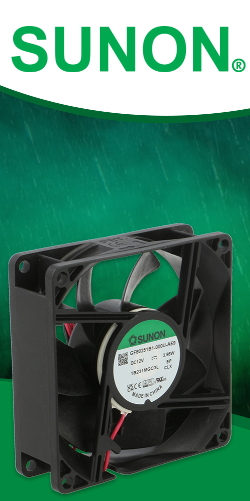 Wentylatory SUNON o klasie szczelności IP68 | Części elektroniczne. Dystrybutor i sklep online ...