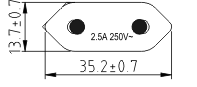 Power Plugs and Sockets: drawings | Electronic components. Distributor ...