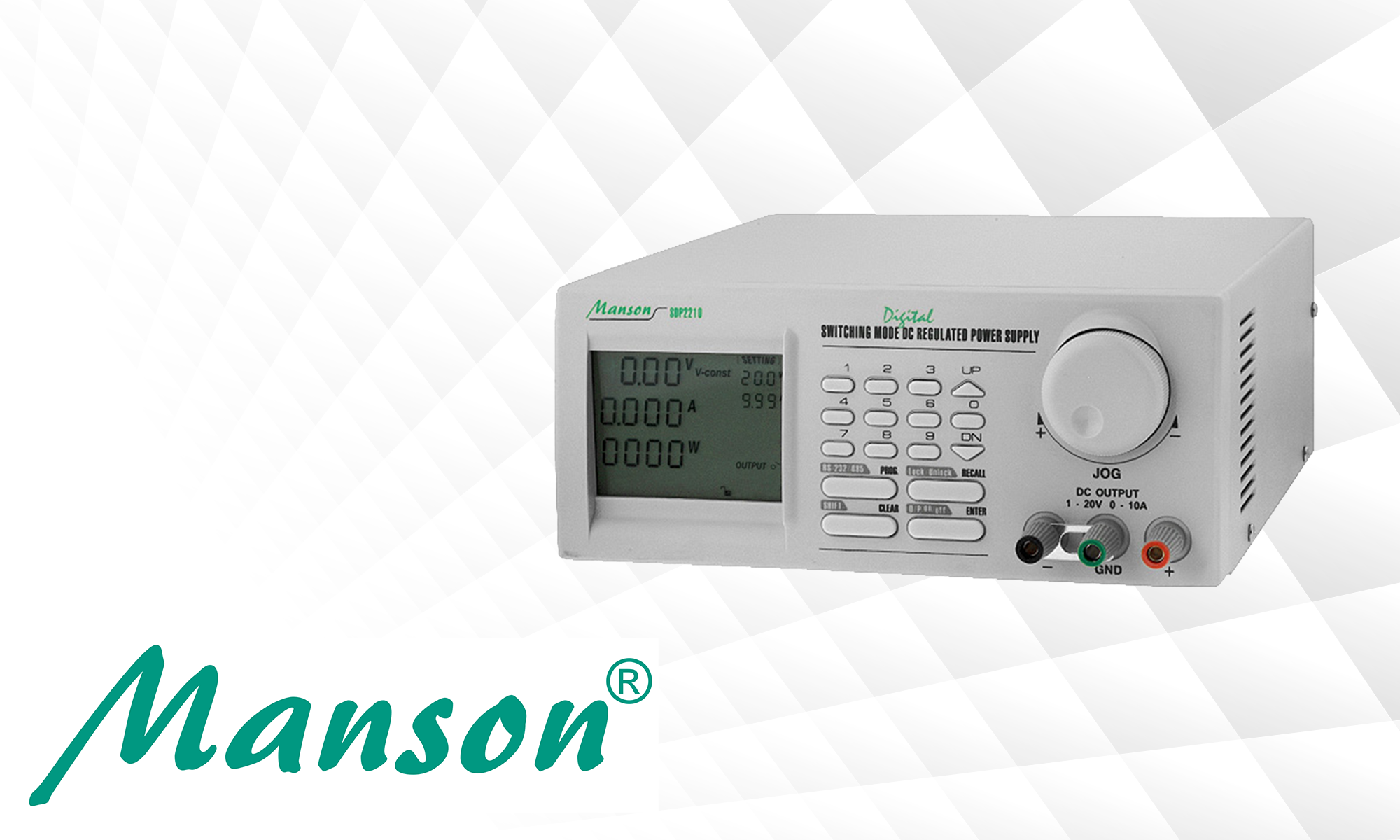 Manson SDP-2210 programmable laboratory power supply | Electronic ...