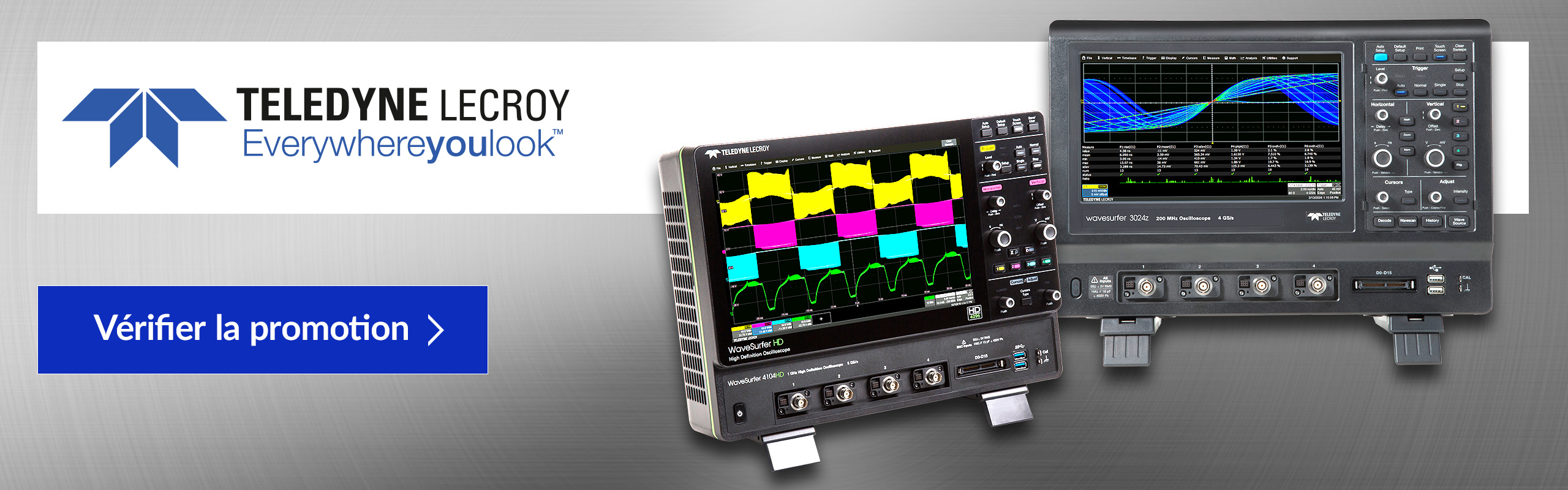 Oscilloscopes Teledyne Lecroy WaveSurfer 3000 et WaveSurfer 4000 avec ...