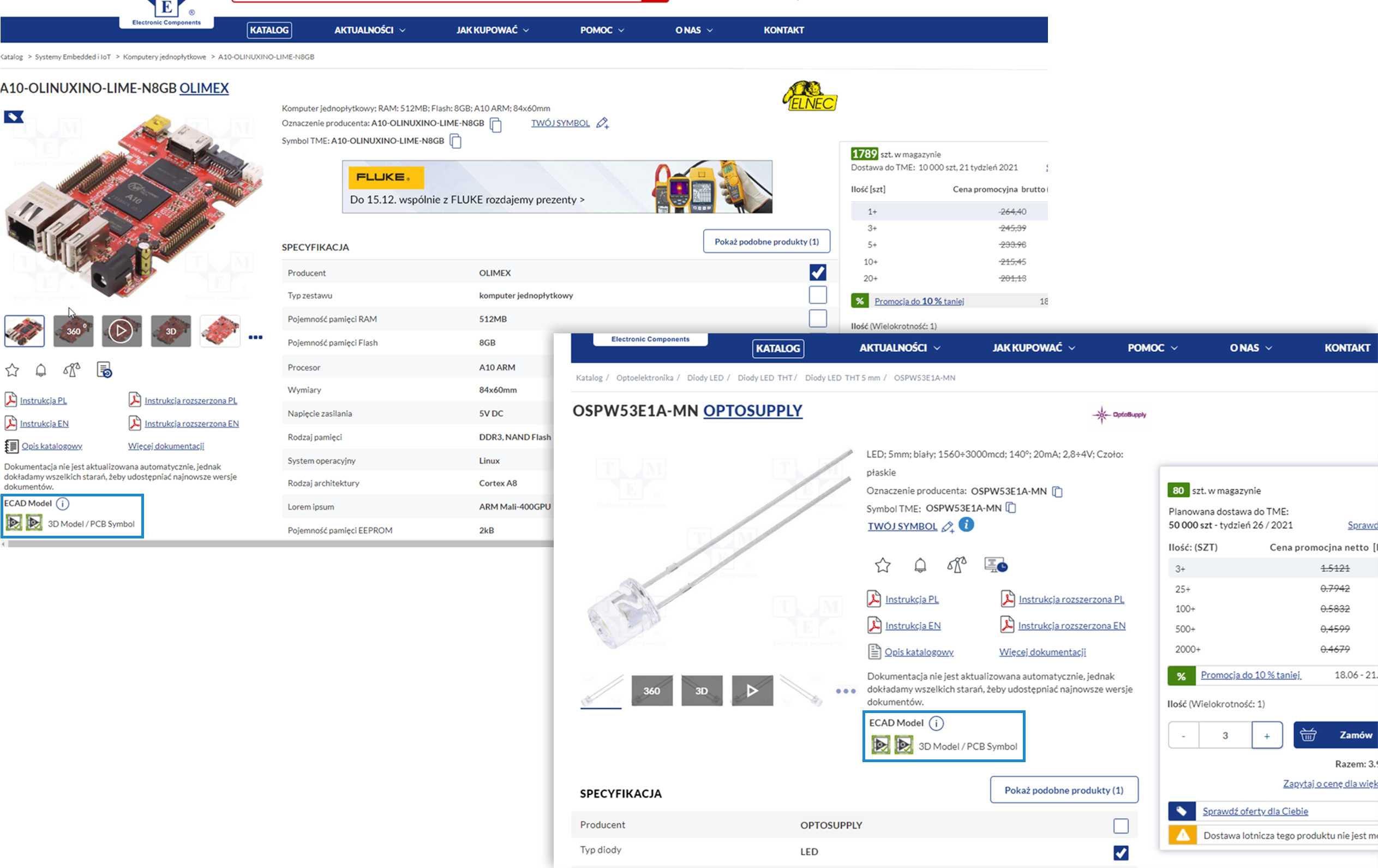 ECAD Model | Electronic components. Distributor, online shop – Transfer ...
