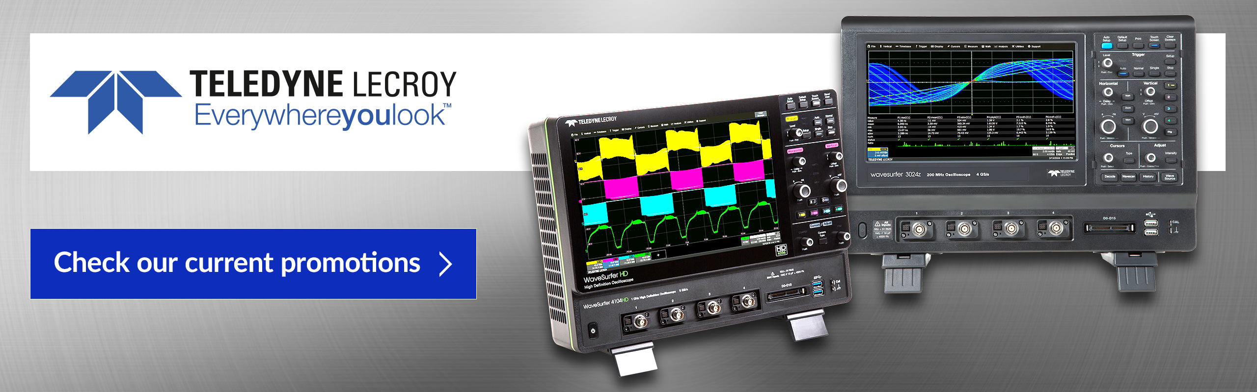 Teledyne Lecroy oscilloscopes WaveSurfer 3000 and WaveSurfer 4000 with ...