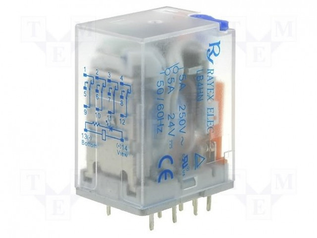 LB4HN-110ATP Recoy/RAYEX ELECTRONICS - Relay: electromagnetic | 4PDT ...