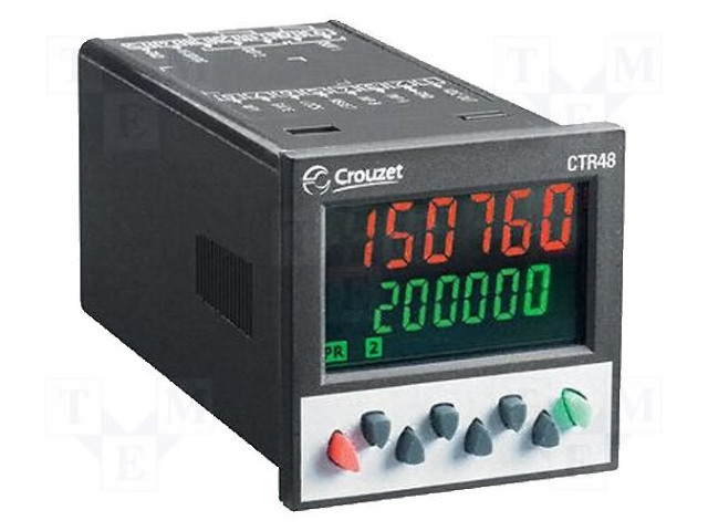 87621215 CROUZET - Counter: electronical | 90÷260VAC | TME - Electronic ...