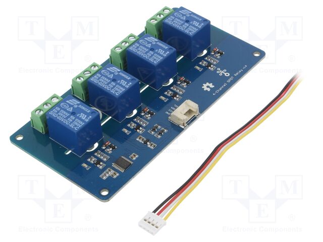 4-CHANNEL SPDT RELAY SEEED STUDIO - Module: relay | Ch: 4; 5VDC; max ... 4-CHANNEL SPDT RELAY SEEED STUDIO - Module: relay | Ch: 4; 5VDC; max ...