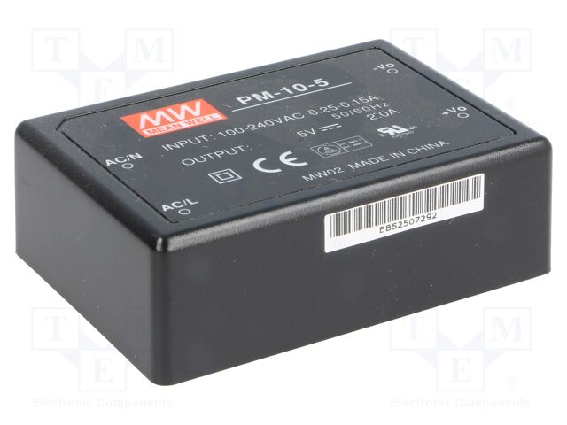 PM-10-5 MEAN WELL - Power supply: switched-mode | for building in ... PM-10-5 MEAN WELL - Power supply: switched-mode | for building in ...