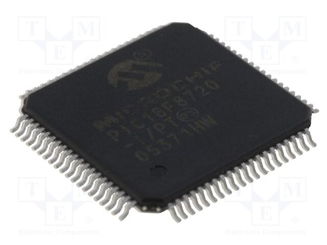 PIC18F8720-I/PT MICROCHIP TECHNOLOGY - IC: microcontrolador PIC | 128kB ... PIC18F8720-I/PT MICROCHIP TECHNOLOGY - IC: microcontrolador PIC | 128kB ...