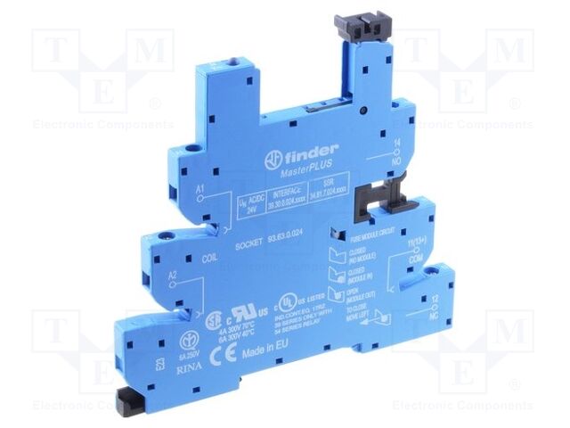 93.63.0.024 FINDER - Socket | for DIN rail mounting; 34.51.7.024 | TME ... 93.63.0.024 FINDER - Socket | for DIN rail mounting; 34.51.7.024 | TME ...