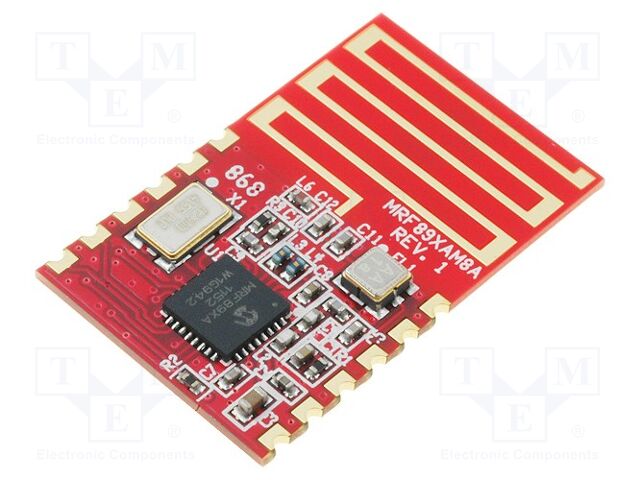 MRF89XAM8A-I/RM MICROCHIP TECHNOLOGY - Module: RF | MiWi; 868MHz; 4 ... MRF89XAM8A-I/RM MICROCHIP TECHNOLOGY - Module: RF | MiWi; 868MHz; 4 ...