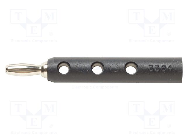 3364-0 POMONA - Enchufe | banana 4mm; 15A; 5kVDC; negro; Long.tot: 67 ... 3364-0 POMONA - Enchufe | banana 4mm; 15A; 5kVDC; negro; Long.tot: 67 ...
