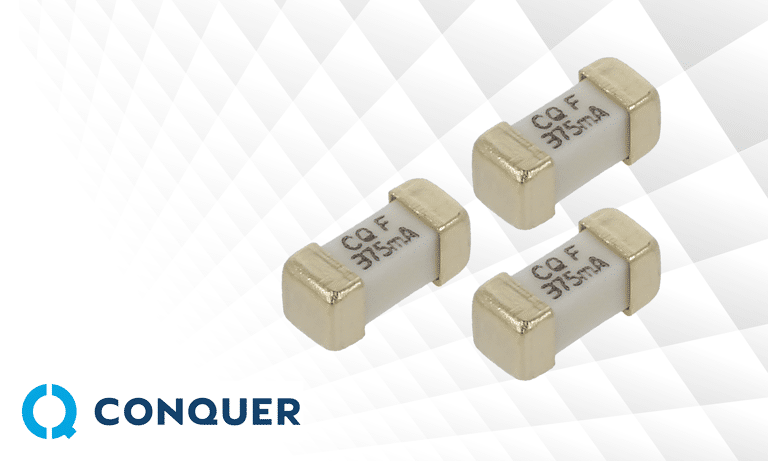 SMD fuse range from Conquer Electronics | Transfer Multisort Elektronik