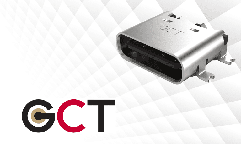 16-pin USB Type-C connectors by GCT | Transfer Multisort Elektronik