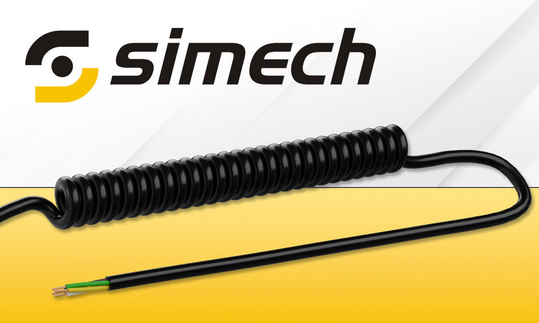 Spiral cables from Simech | Transfer Multisort Elektronik