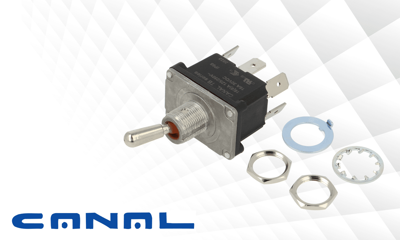 Toggle switches by Canal Electronic | Transfer Multisort Elektronik