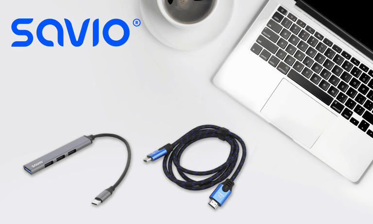 Huby USB, przewody i akcesoria połączeniowe marki SAVIO już w TME ...