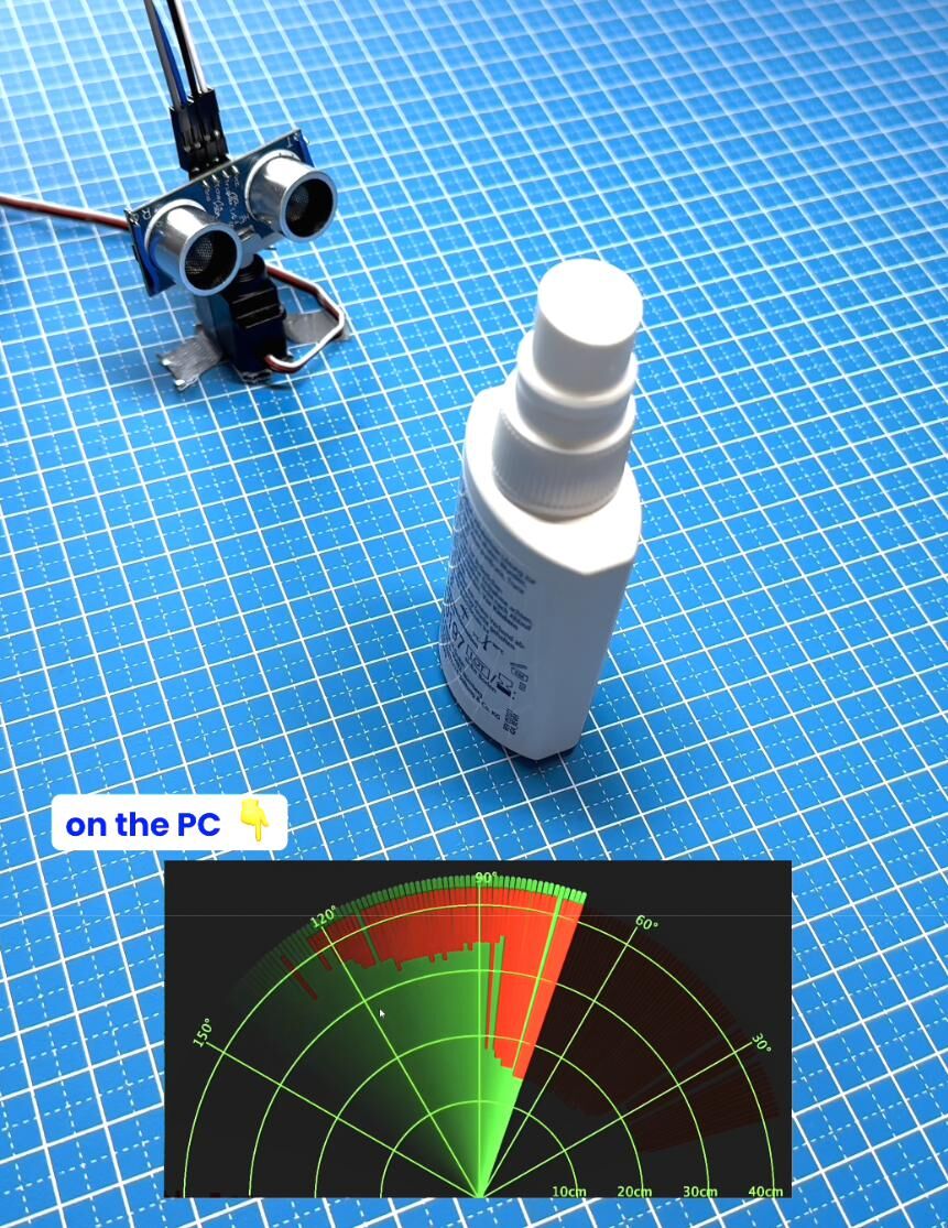 How to build a DIY Radar with a Ultrasonic Sensor? | Electronic ...