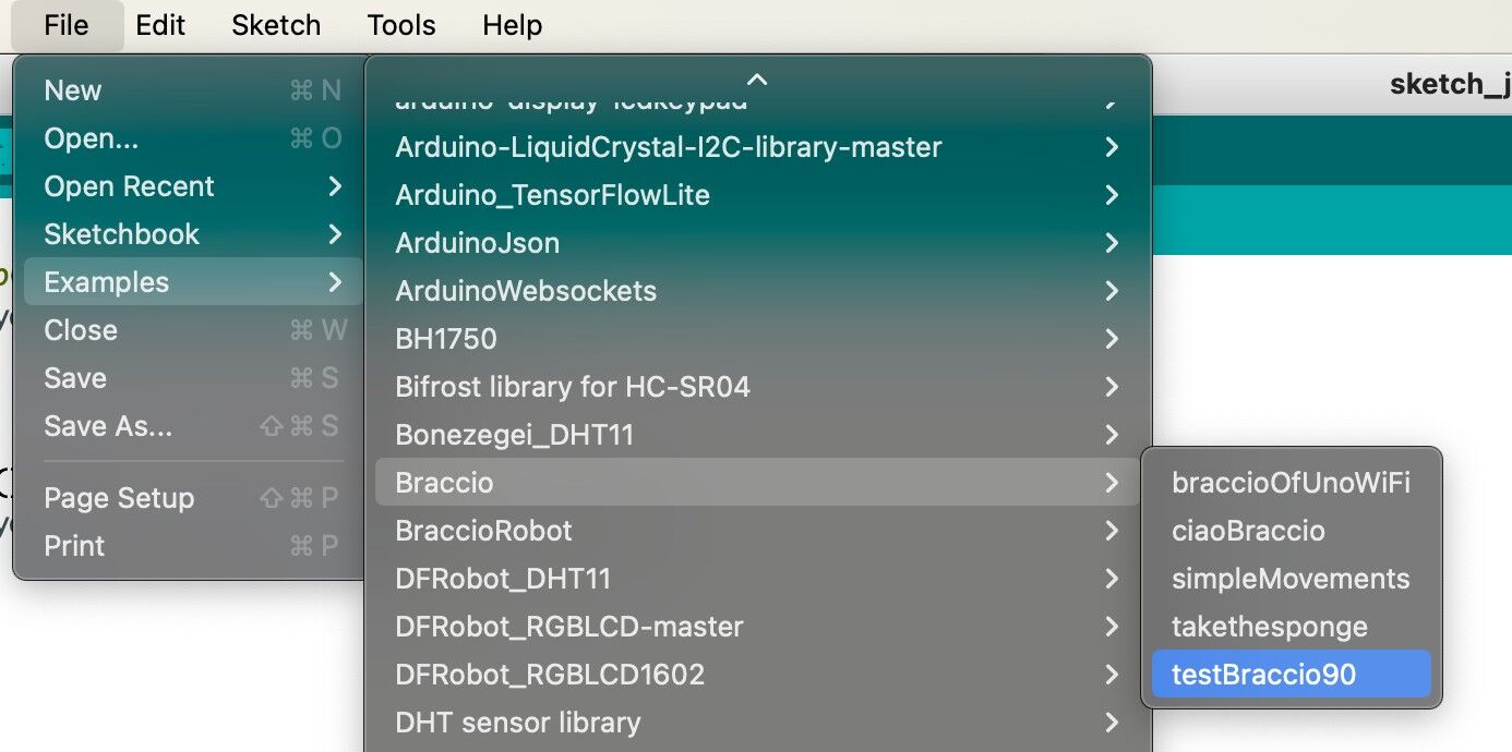 Comment connecter et programmer l'Arduino Braccio? | Composants électroniques. Distributeur et ...