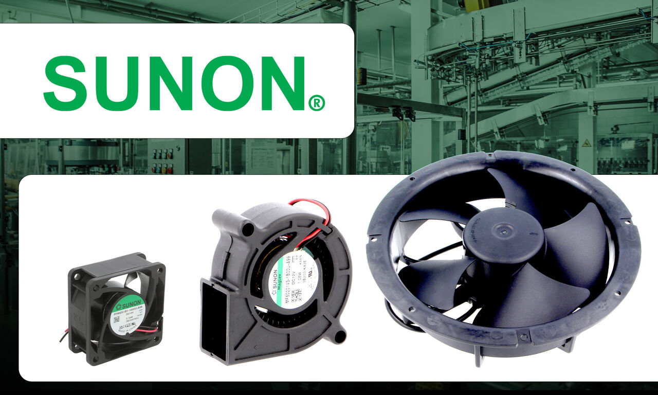 Sunon fans for industrial applications | Electronic components ...