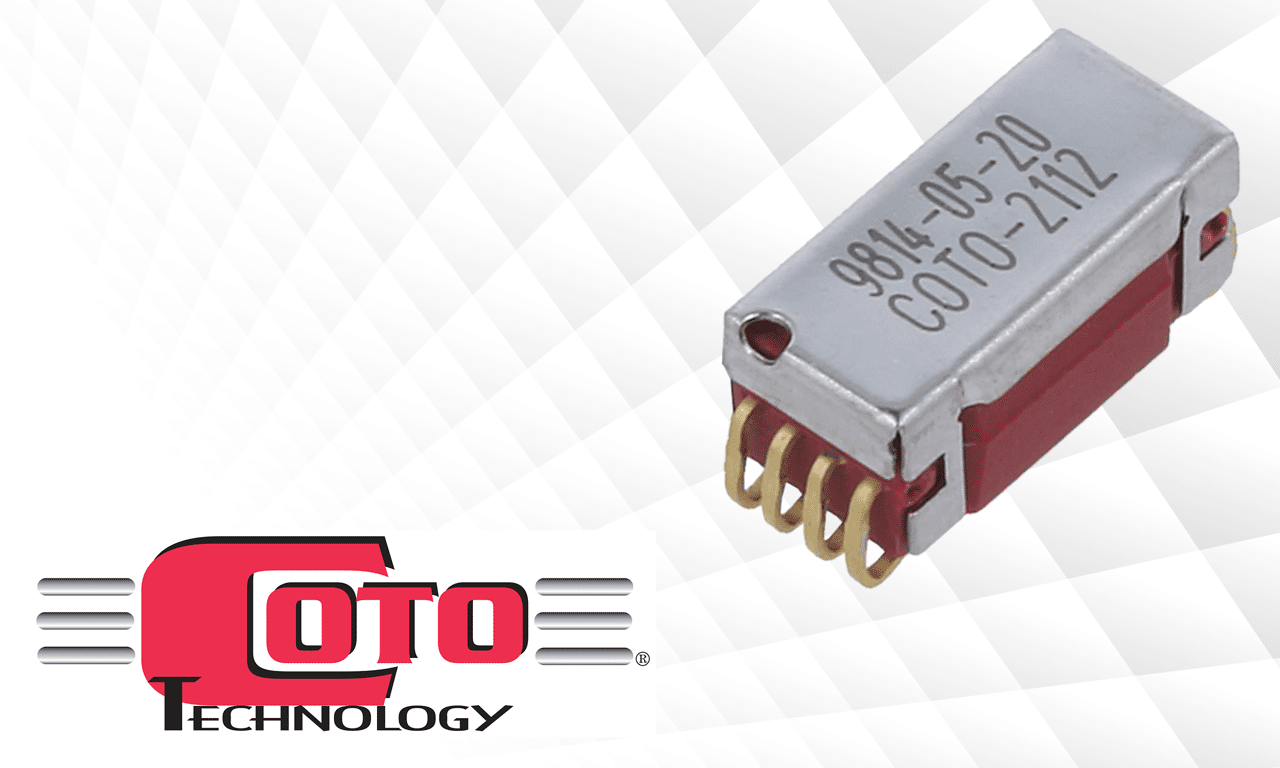 Relays, reed sensors and sensors by Coto Technology | Electronic ...