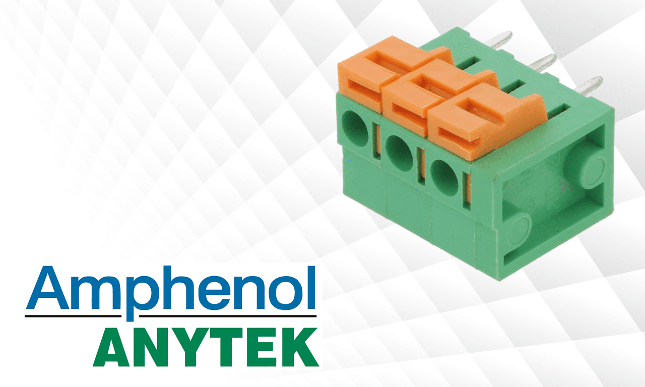 New terminal blocks from Amphenol Anytek | Transfer Multisort Elektronik