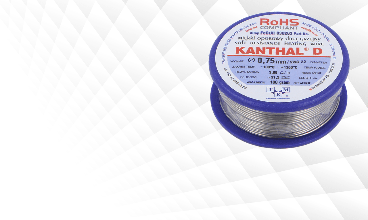 Kanthal brand resistance wires | Transfer Multisort Elektronik USA