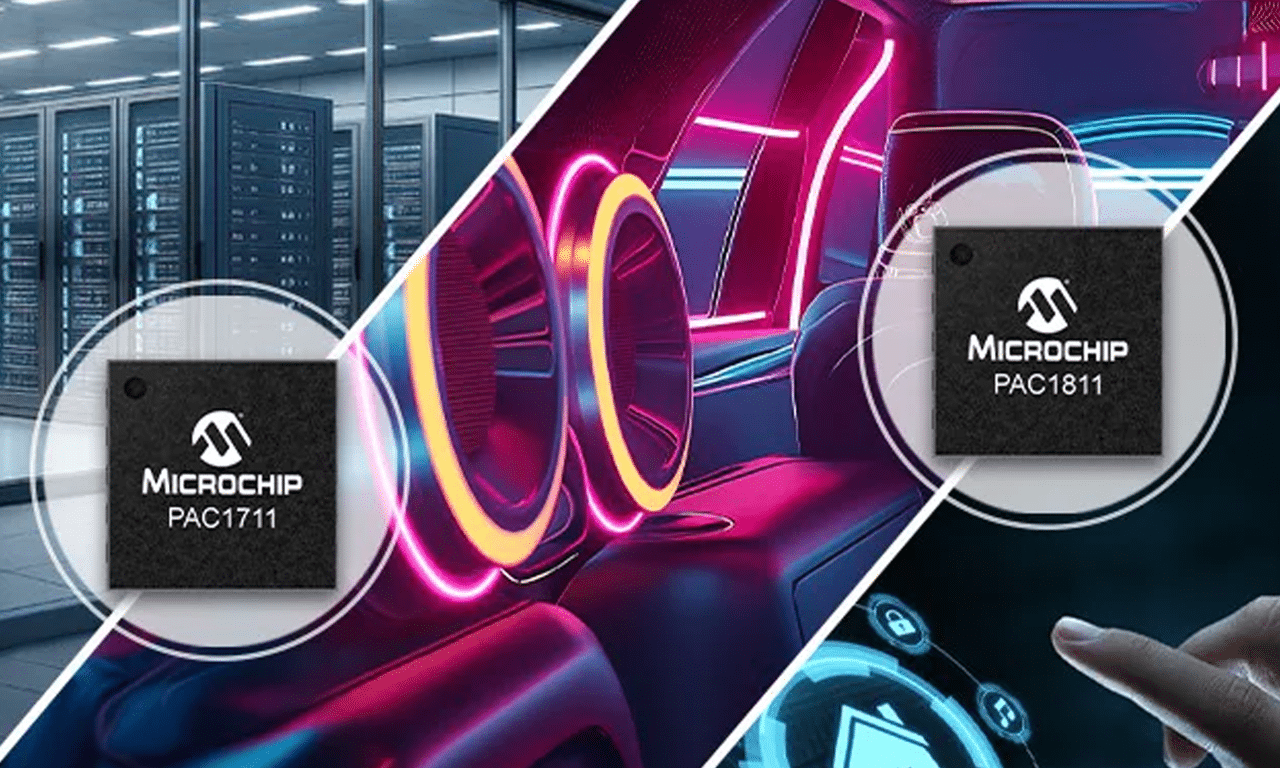 Microchip obniża pobór mocy monitorów energii PAC1711 i PAC1811 ...