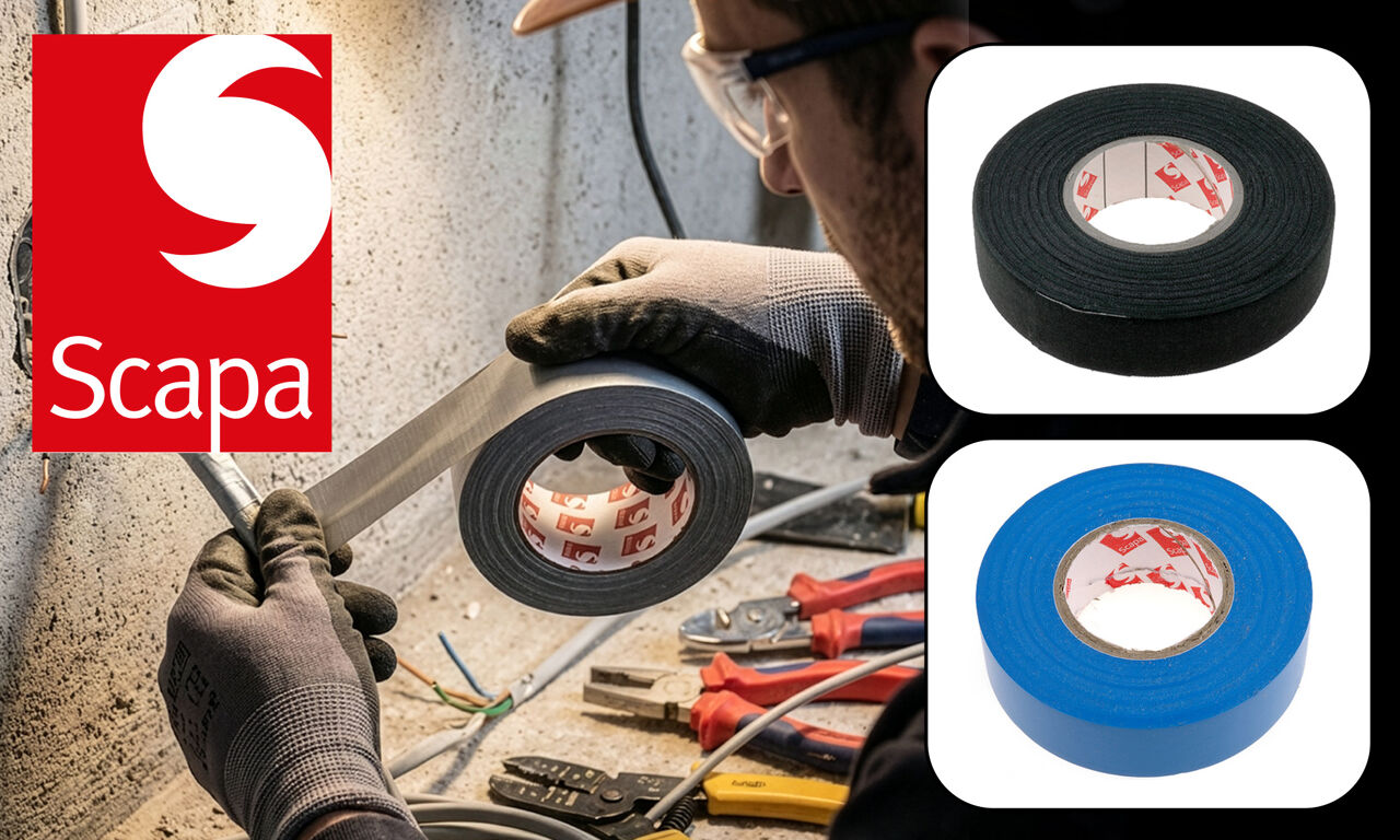 Technical and electrotechnical tapes by Scapa brand | Transfer ...