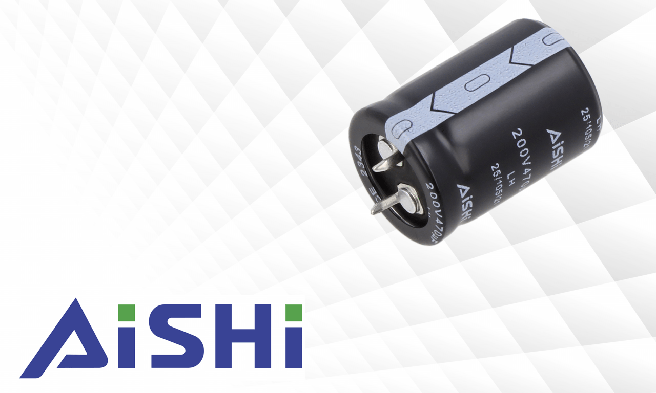 SNAP-IN electrolytic capacitors from AiSHi | Electronic components ...