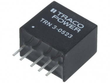 TRN 3-2411 TRACO POWER - Converter: DC/DC | 3W; Uin: 18÷36V; Uout: 5VDC; Iout: 600mA; SIP; 2.1g ...